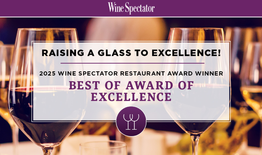 Annabella's gewinnt 2025 Wine Spectator Restaurant Award | Heritage Le ...