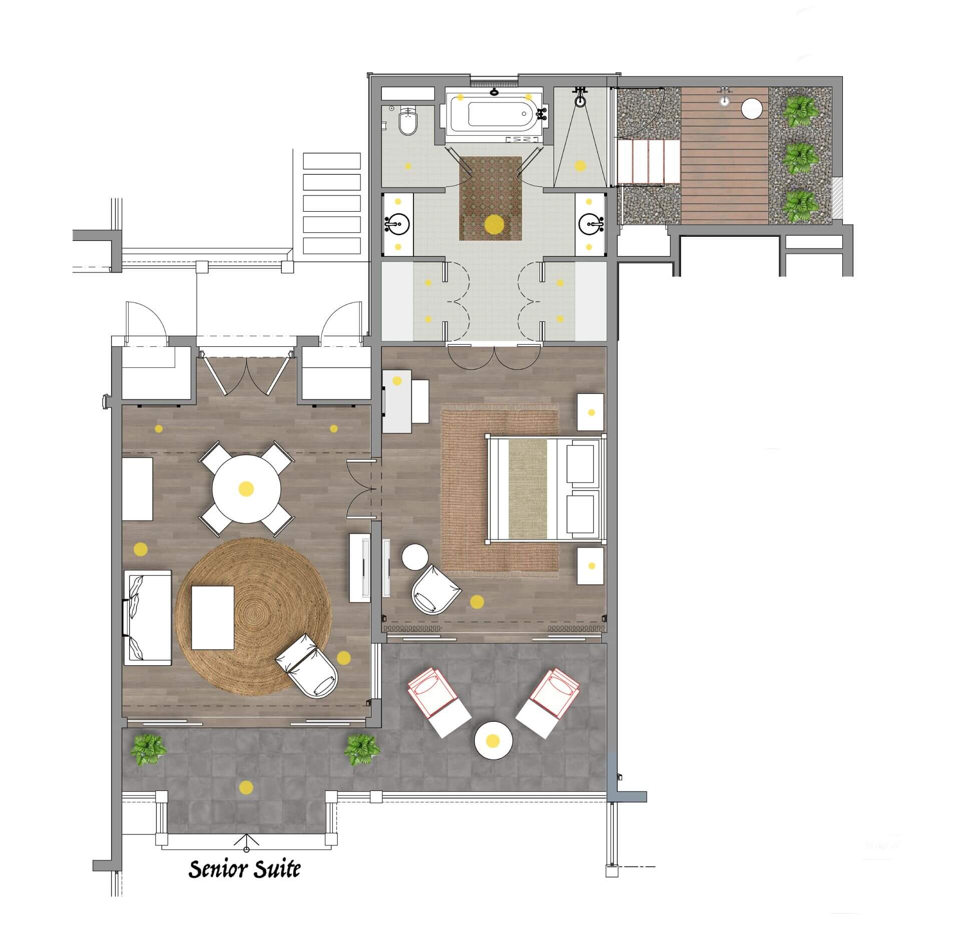 Senior Seaview Suite - Adult Only | Heritage Le Telfair Mauritius